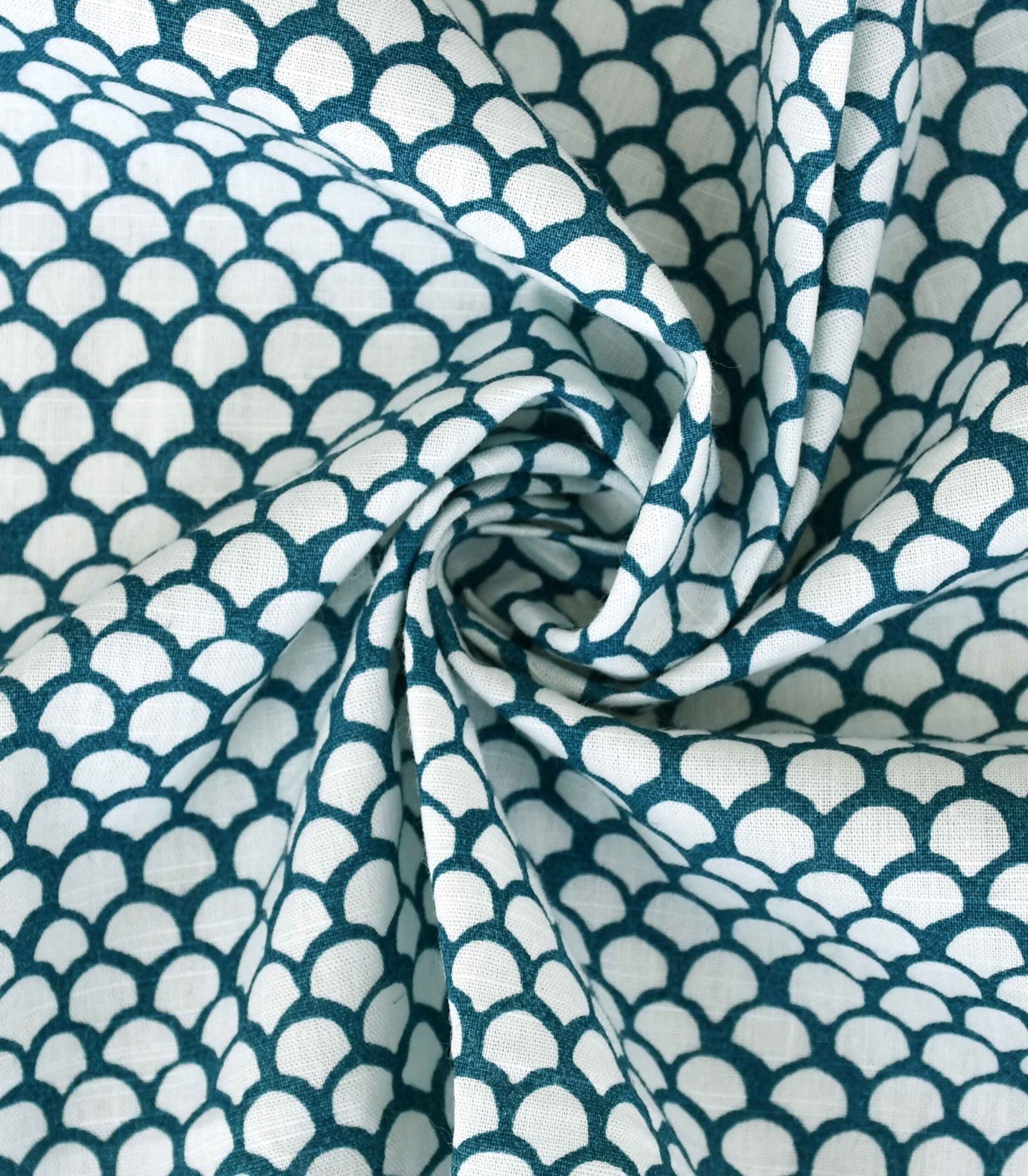 Cotton Fabric Fish Scales Print Fabric (FC-OA9) - Dinesh Exports