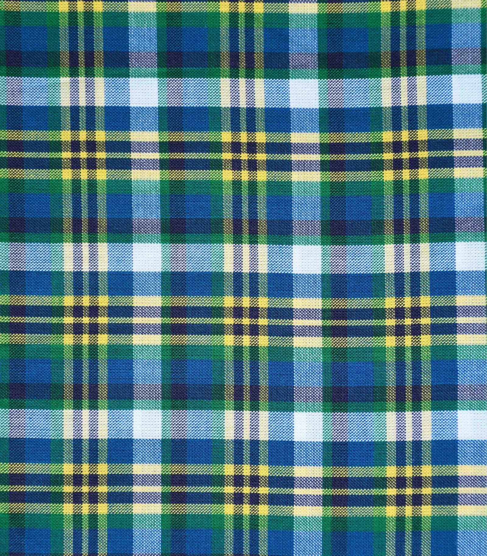 Multi Color Yarn Dyed Checked Fabric (FC-734) - Dinesh Exports