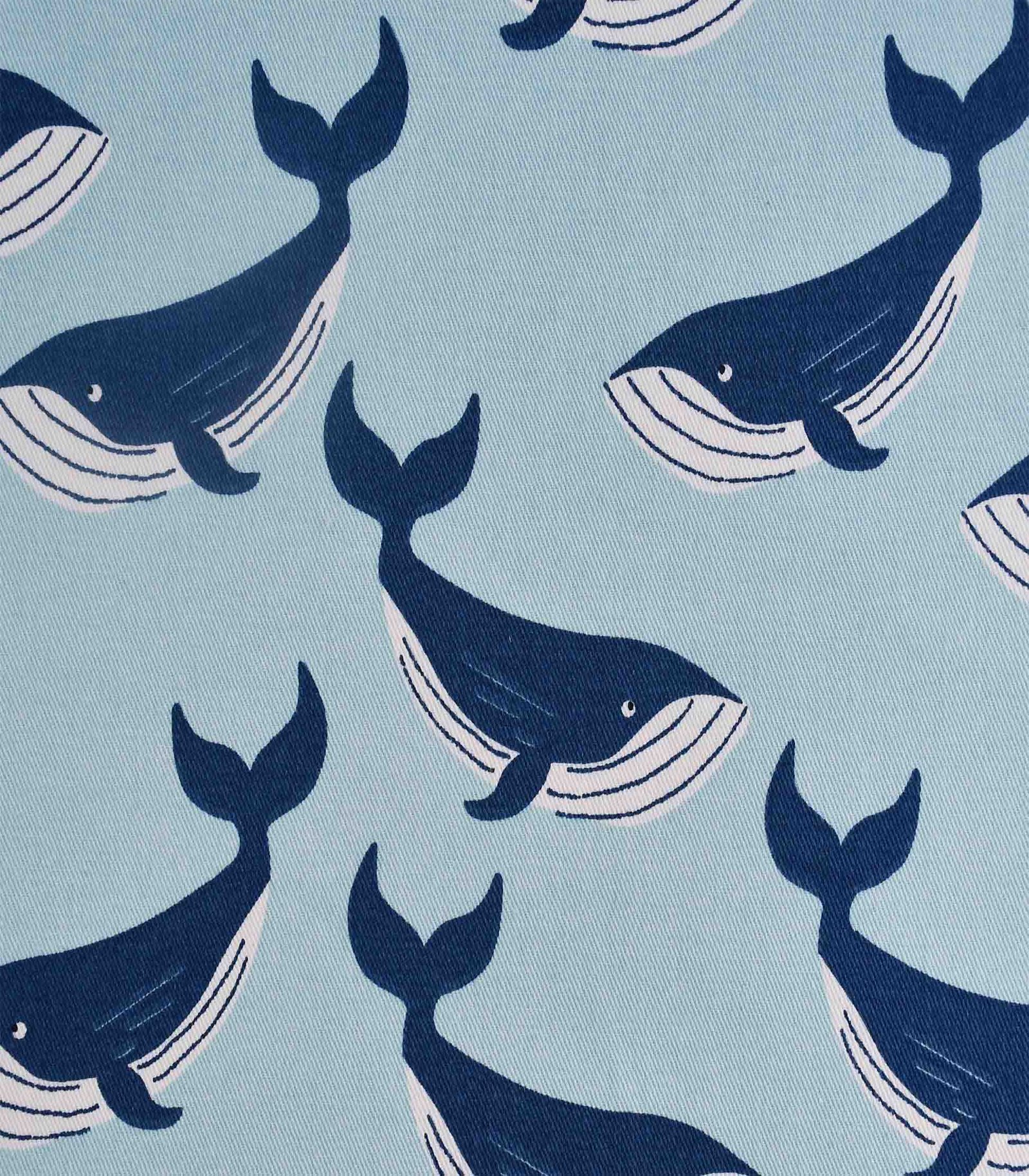 Cotton Dolphin Print Drill Fabric (FC-770) - Dinesh Exports