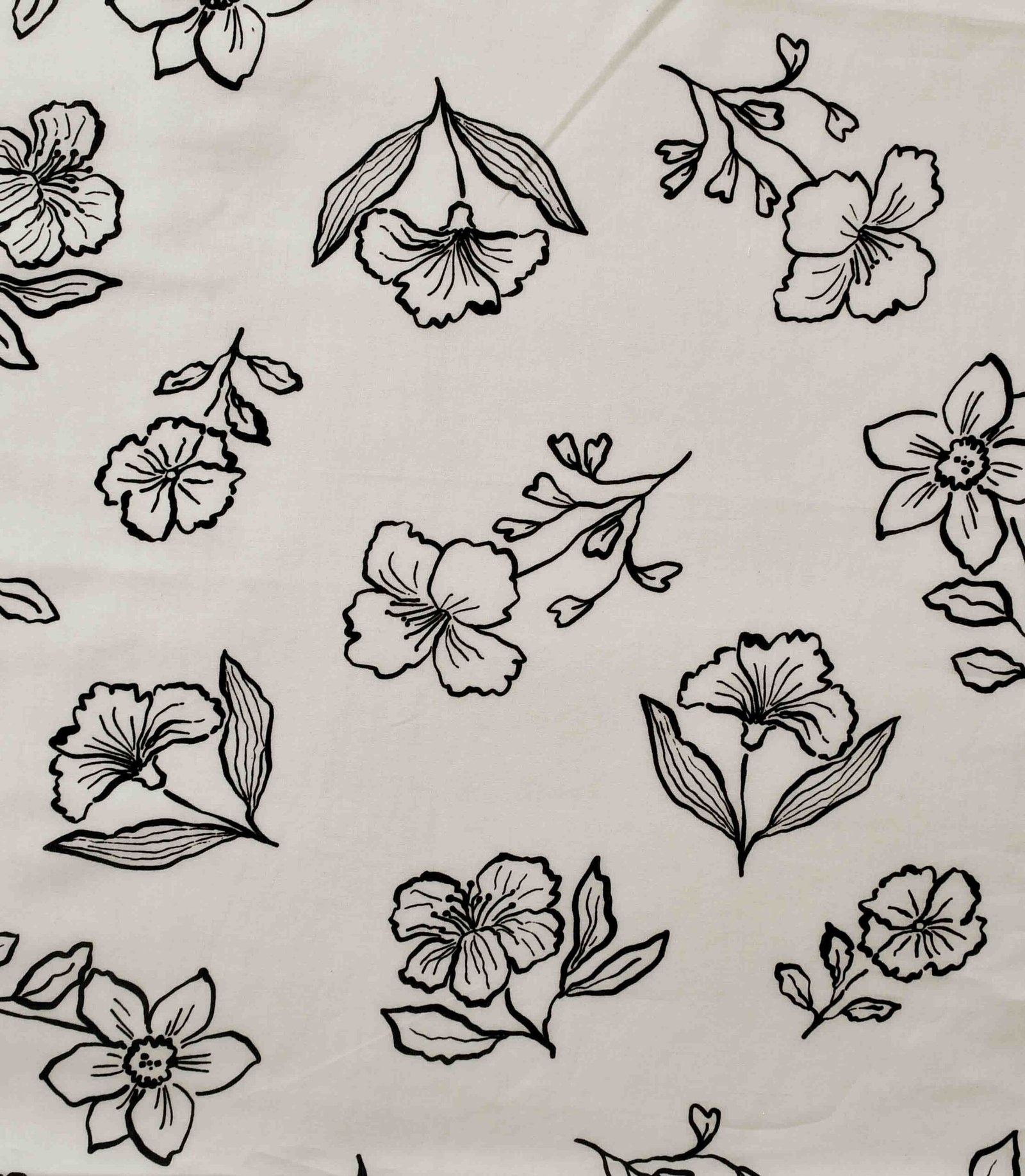 Cotton Wisper Pink Flower Print Woven Fabric (FC-DEPL951) - Dinesh Exports