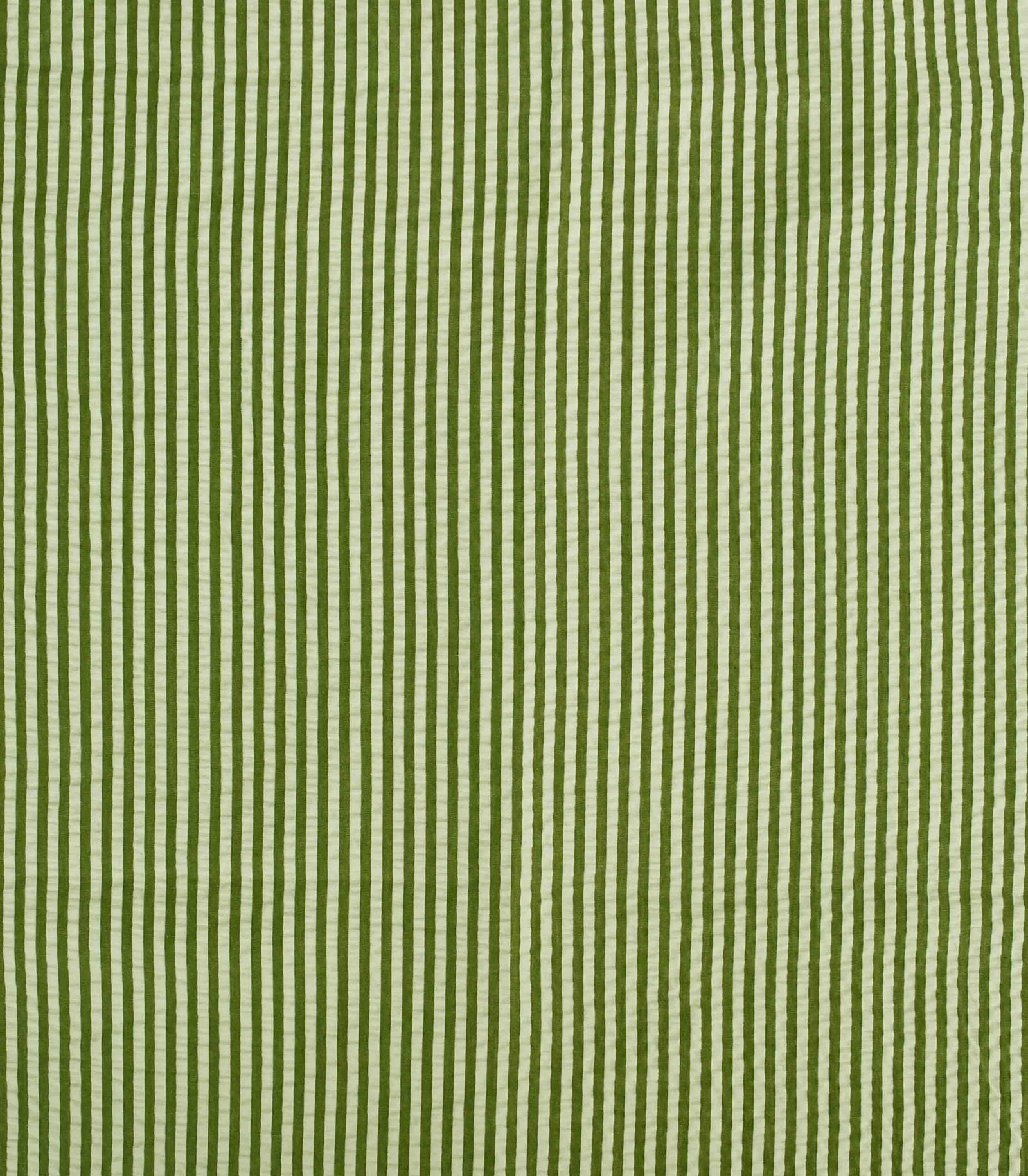 Cotton Olive Green Stripe Yarndyed Fabric (FC-SRBD949) - Dinesh Exports
